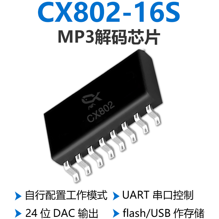 CX802语音芯片怎么样_CX802语音芯片介绍及方案应用-创唯芯